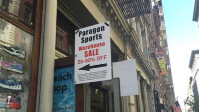 Paragon Sports Announces its Warehouse sale from 5th September