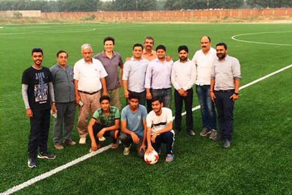 Great Sports Infra suffices international level football field in Najafgurh